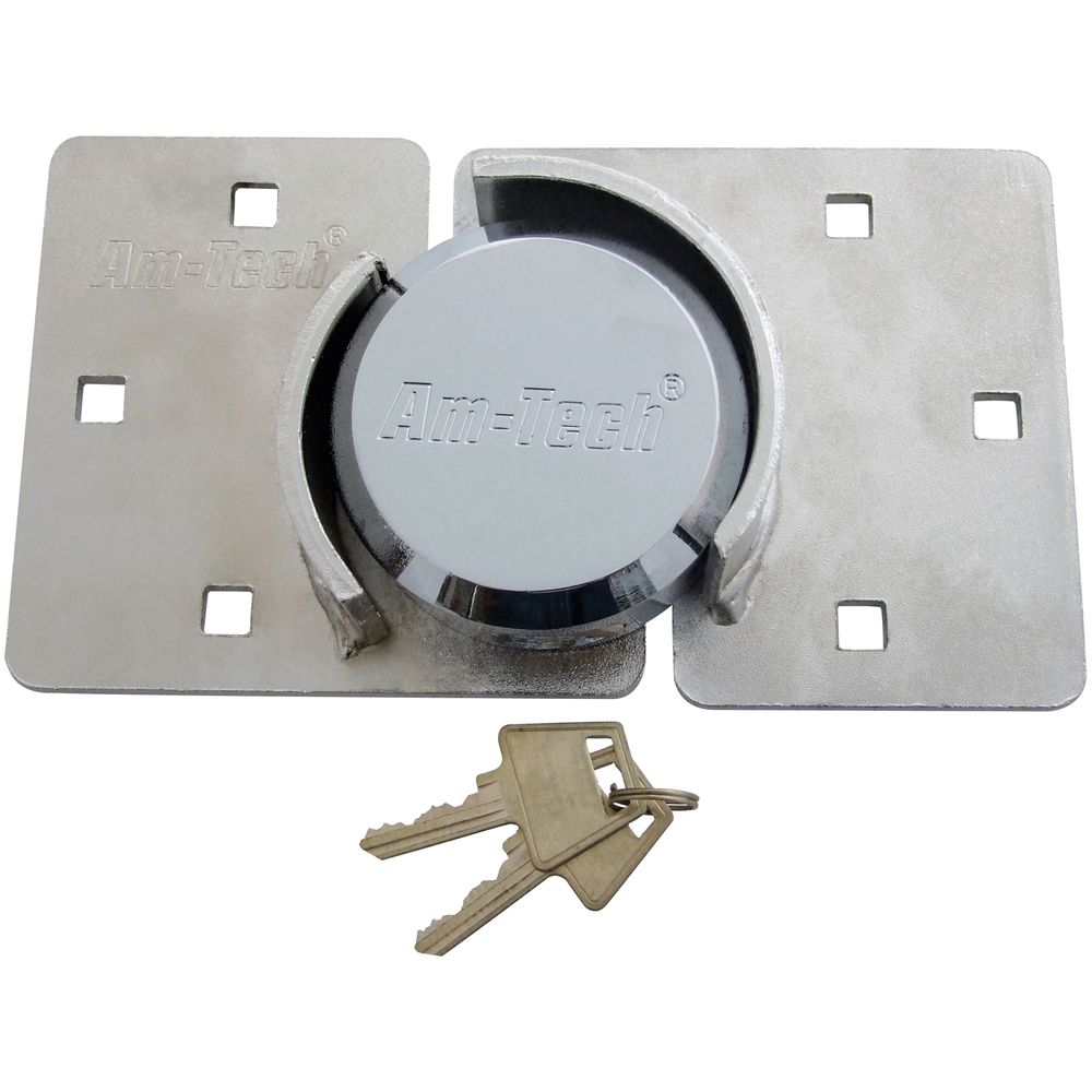 Am-Tech 73mm Shackleless Round Padlock And Hasp T1640