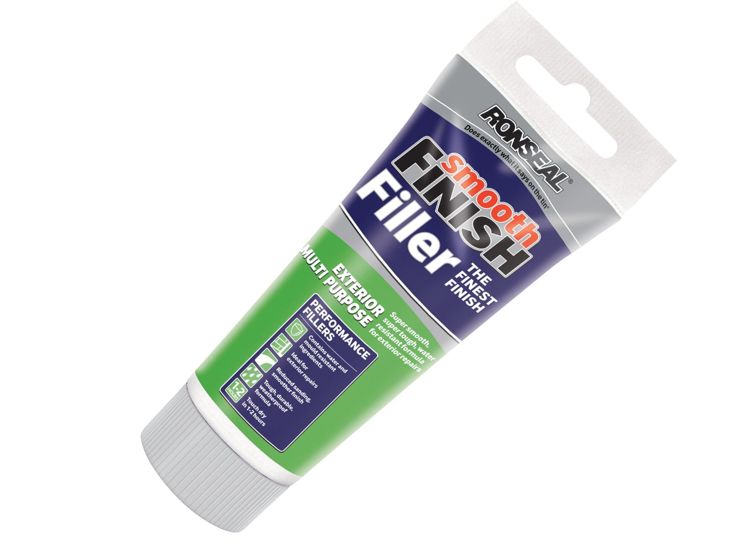 RONSEAL EXTERIOR MULTI PURPOSE SMOOTH FINISH FILLER 1 2KG