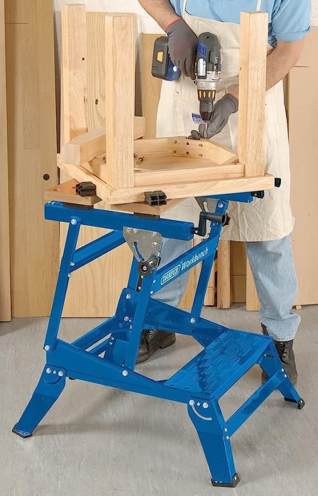 DRAPER TWIN HEIGHT HEAVY DUTY FOLD DOWN WORKBENCH, 650MM.38121 (CLICK ...